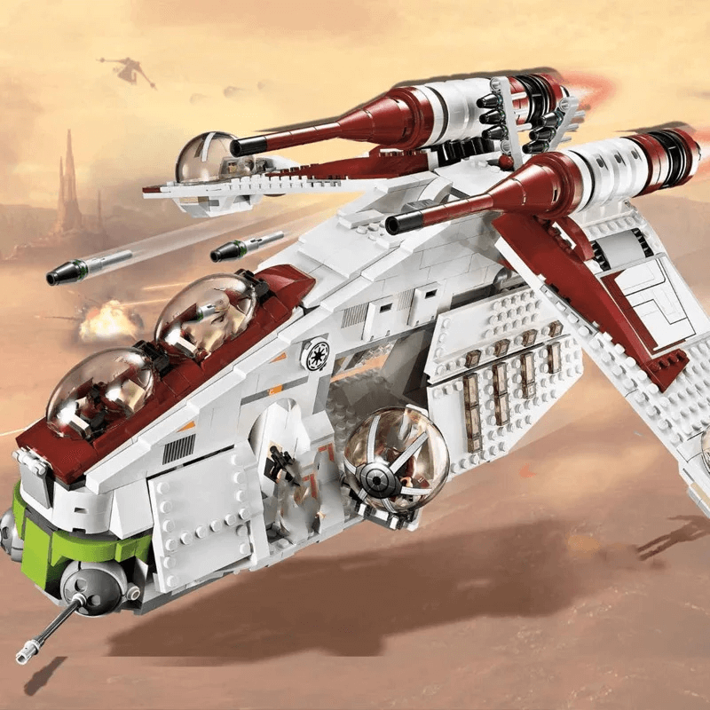 Republic Gunship - Star Wars | 1228 PCS – BlocoBox